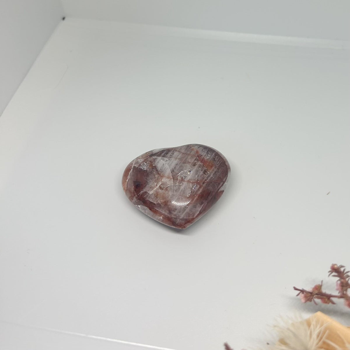 Fire Quartz Hearts – Grace & Rose Crystals